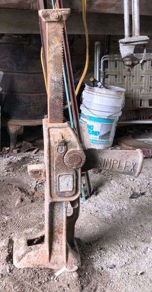 Templeton Kenly & Co Simplex No 36 Railroad Jack ~ Vintage/Antique Cast ...