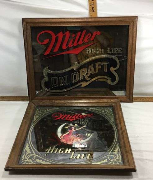 Miller High Life Mirror Decor - Sherwood Auctions