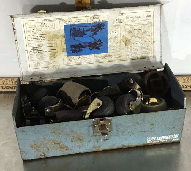 Resuscitator Box and Wheels - Sherwood Auctions