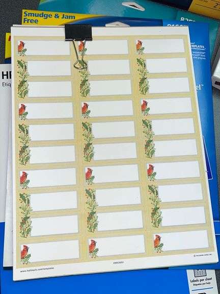 Avery, HP & 3M Labels, Post Cards, CD/DVD Labels, Laminating Sheets ...