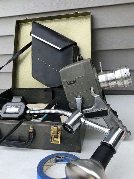 Vintage Bell & Howell Electric Eye 8MM Movie Camera Antique Camera Wind ...