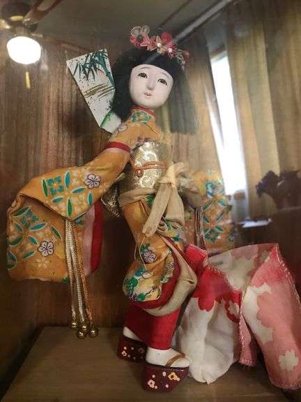 Kyugetsu Doll w/ Collectible Sewing Figurines and Collectible Animal ...