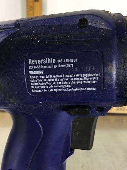 Benchtop Pro 3/8” Cordless Drill With 12V Battery and Charger ...