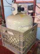 Refillable Propane Tank + Milk Crate - Sherwood Auctions