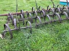 John Deere Spring Tooth Harrow w/ Steel Tow Beam - Sherwood Auctions