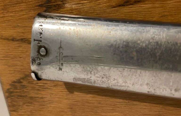 Civil War Sword, 22" Long Blade w/ Markings - Sherwood Auctions