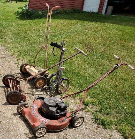 Antique Reo Royal Deluxe Push Mower, Craftsman Mower + more - Sherwood ...