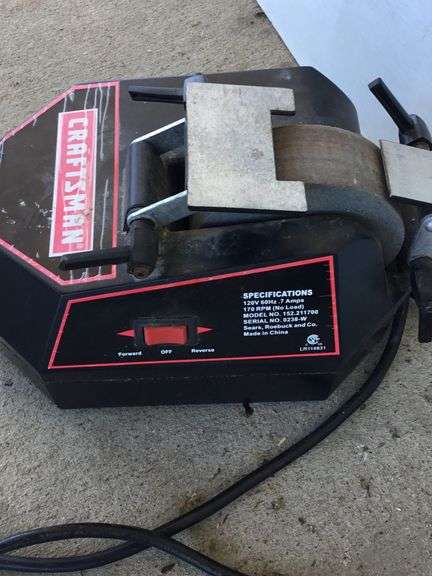 Craftsman Utility Sharpener Has Power When Plugged In - Sherwood Auctions