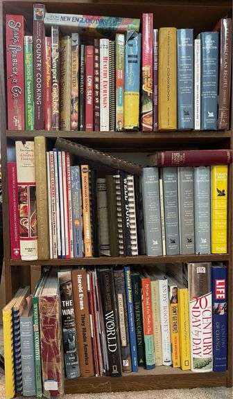 Wooden Bookshelf + Loads of Great Books - Sherwood Auctions