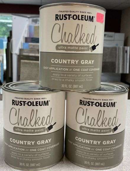 Country Gray Chalked Paint - Sherwood Auctions
