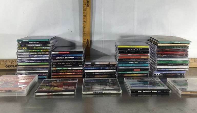 50+ CDs Of Multiple Different Music Genres - Sherwood Auctions