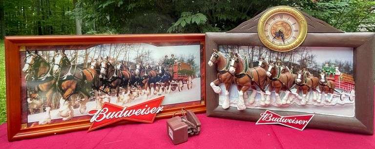 - Bradford Exchange Budweiser Timeless Tradition Wall Clock + Budweiser ...