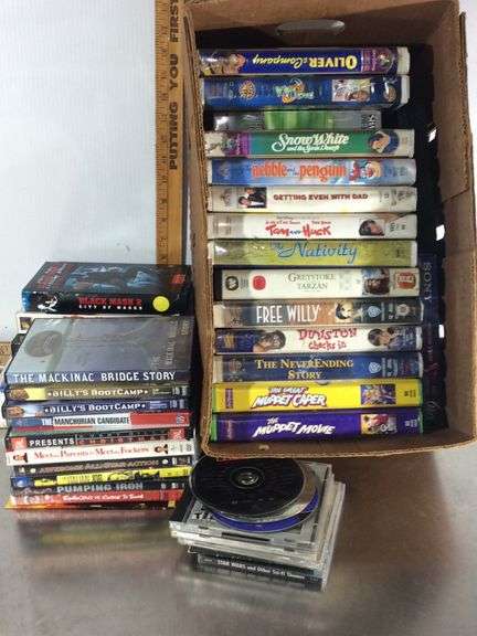 DVDs, VHS Tapes & CDs - Sherwood Auctions