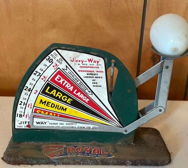 The Royal MFG Co. Egg Scale - Sherwood Auctions