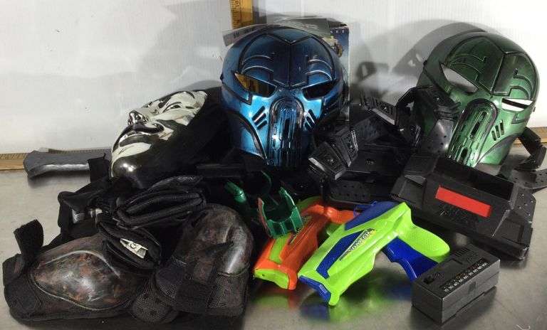 Knee Pads, Shin Guards, Toy Guns, Phaser Force Set, Warcraft DVD ...