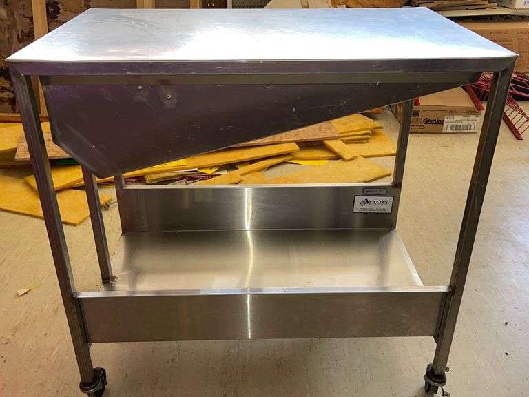 Avalon Mfg. Stainless Steel Glazing Table - Sherwood Auctions