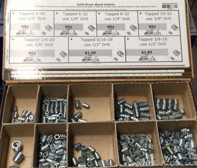 Wood Inserts and Dowel Pins - Sherwood Auctions