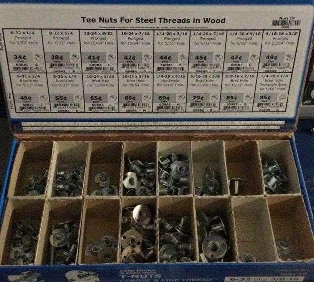 Lock, Push, and Speed Nuts - Sherwood Auctions