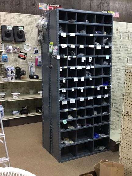 Poly Alloy Plumbing Hardware and Shelving Unit - Sherwood Auctions