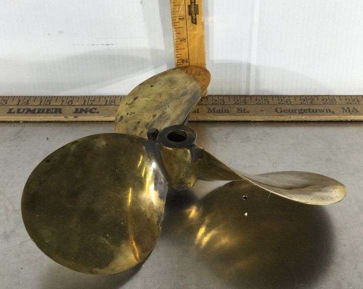 Brass Propeller - Sherwood Auctions