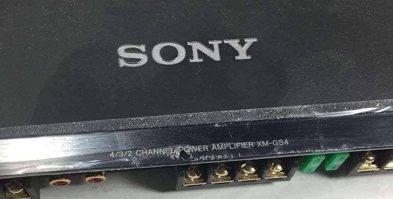 Sony XM-GS4 Amp and Alpine iLX-W650 Radio - Sherwood Auctions
