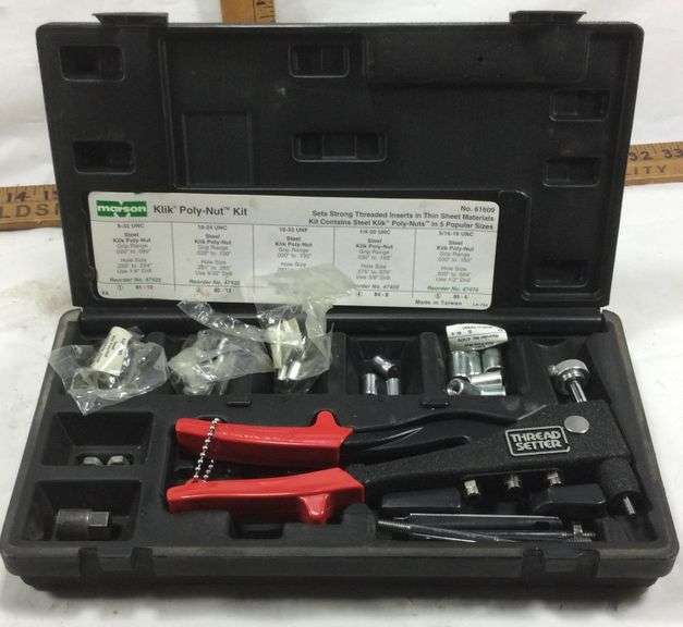 Marson Kilk Poly-Nut Kit - Sherwood Auctions