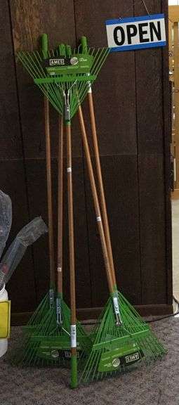 (5) Ames Steel Tine Rake - Sherwood Auctions