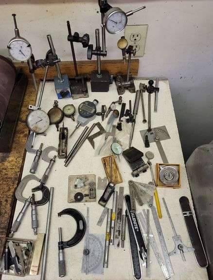 Indicators, Micrometers, Magnetic Basis & Various Measuring Instruments ...