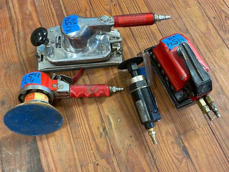 Hutching Pneumatic Speed Sander + Pneumatic Sanders & Cut Off Tool ...