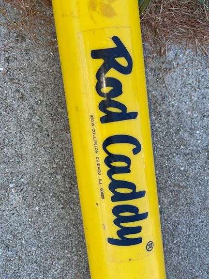 Fishing Rods & Rod Caddy- see details - Sherwood Auctions