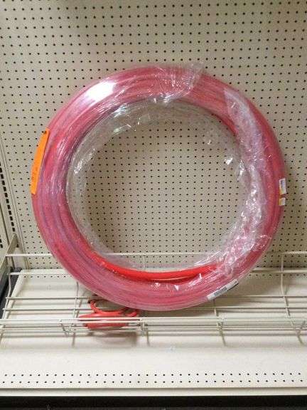 Red Plastic Tubing - Sherwood Auctions