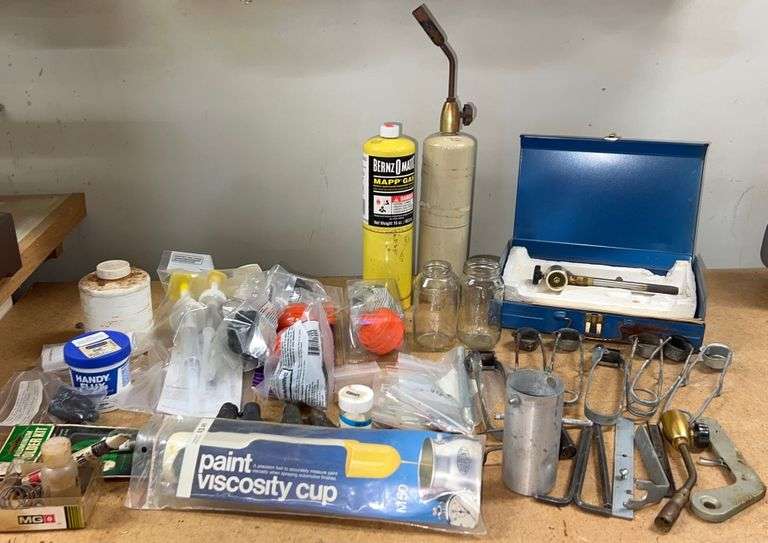 Soldering Tools + Butane Torch - Sherwood Auctions