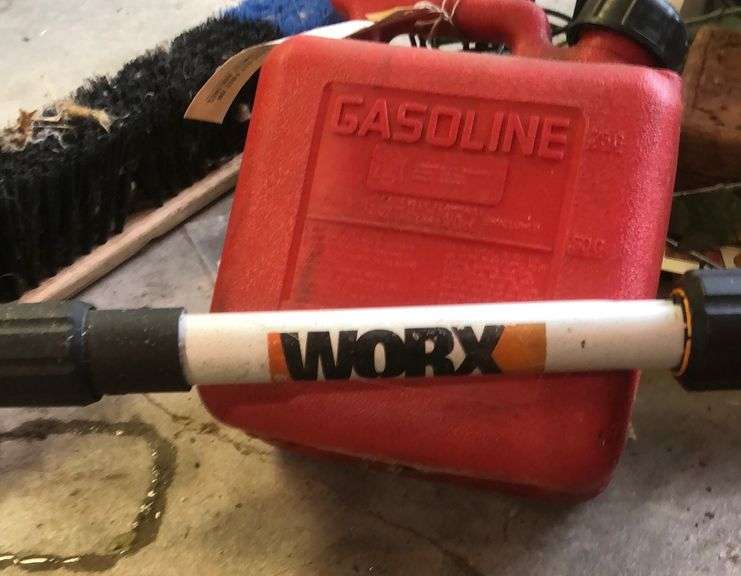 Weed Eater, Gas Tanks, Weed Sprayer, Lawn Chair + Hose and Reel ...