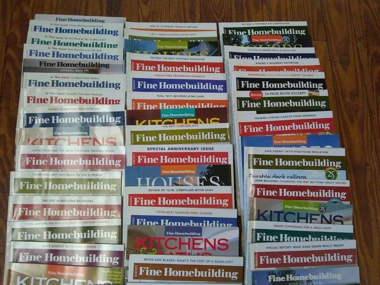 Fine Homebuilding Magazines, Issues 151-207 - Sherwood Auctions