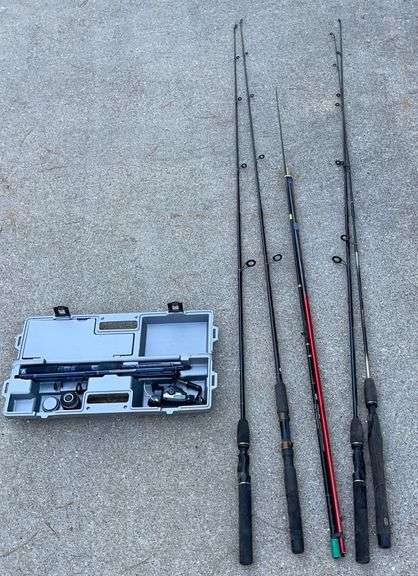 Zebco Crossfire 10 Portable Fishing Rod & Fishing Rods - Sherwood Auctions