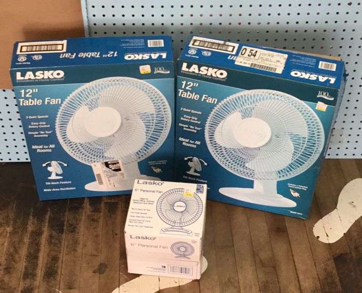 (3) Lasko Fans - Sherwood Auctions