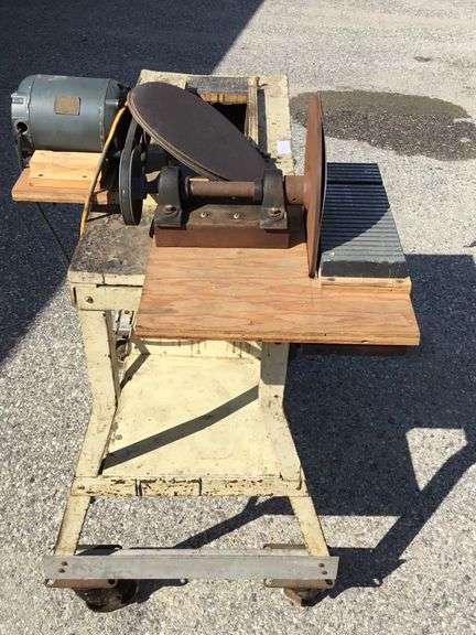 Sanding Wheel Table - Sherwood Auctions