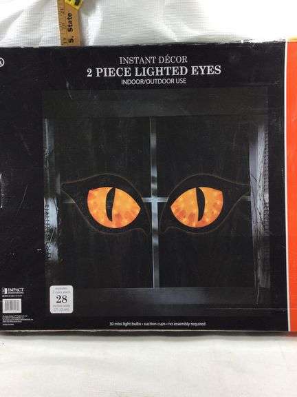 2 Piece Lighted Eyes - Sherwood Auctions