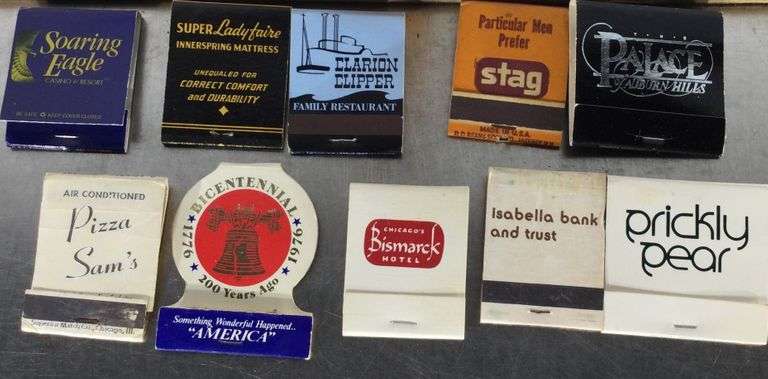 Collectible Matchbooks - Sherwood Auctions