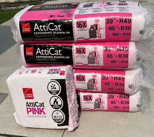 AttiCat Expading Blown-In Insulation System - Sherwood Auctions
