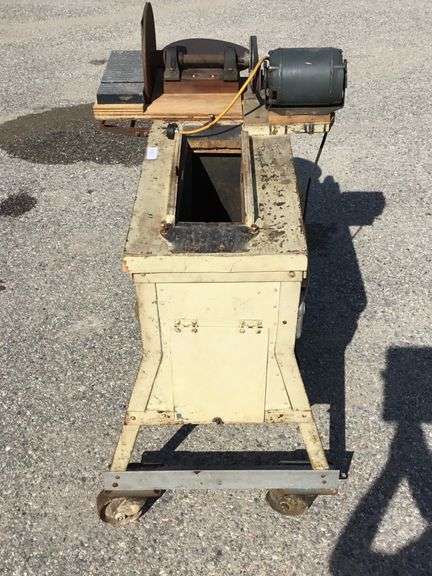 Sanding Wheel Table - Sherwood Auctions
