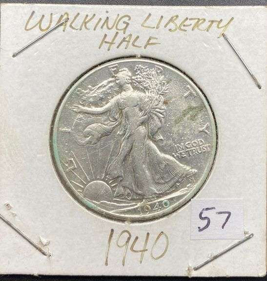 1940 Walking Liberty Half Dollar - Sherwood Auctions