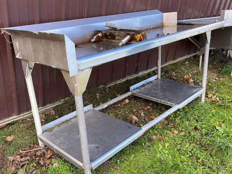 Stainless Steel Counter Section - Sherwood Auctions