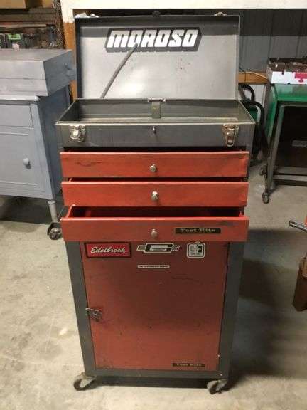 19.5"x40"x12 Test Rite Tool Cabinet and Chest - Sherwood Auctions