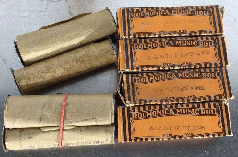 Vintage Rolmonica & Music Rolls - Sherwood Auctions