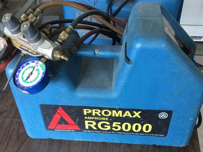 Amprobe Promax RG5000 Liquid and Vapor Recovery System - Sherwood Auctions