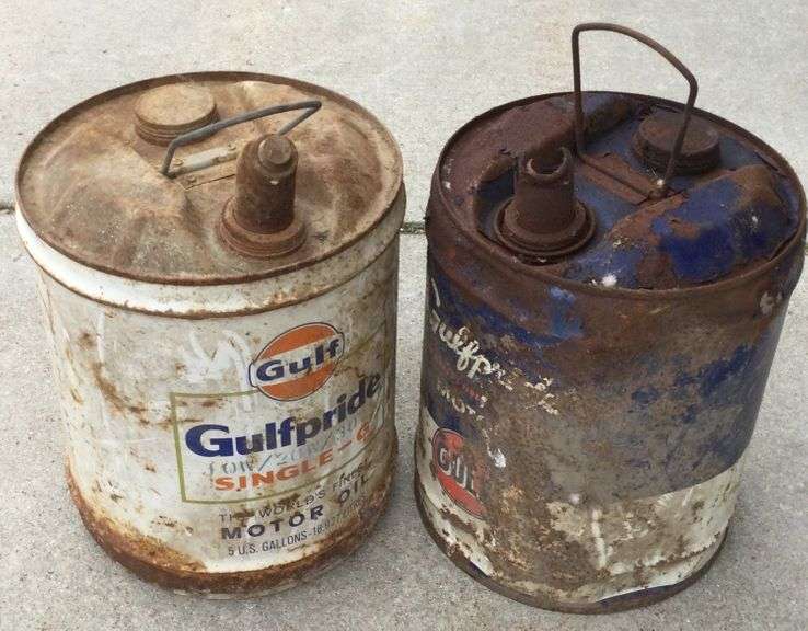 (2) Oil Cans - Sherwood Auctions
