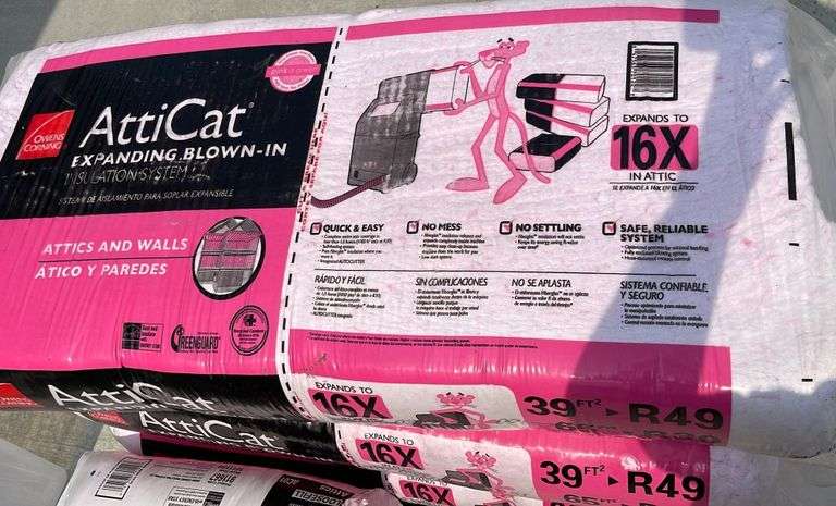 AttiCat Expading Blown-In Insulation System - Sherwood Auctions