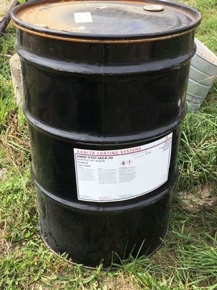 50 gallon Barrel With lid - Sherwood Auctions