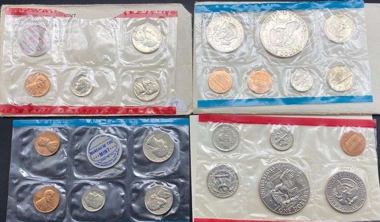 1970 & 1974 U.S. Mint Uncirculated Coin Sets - Sherwood Auctions